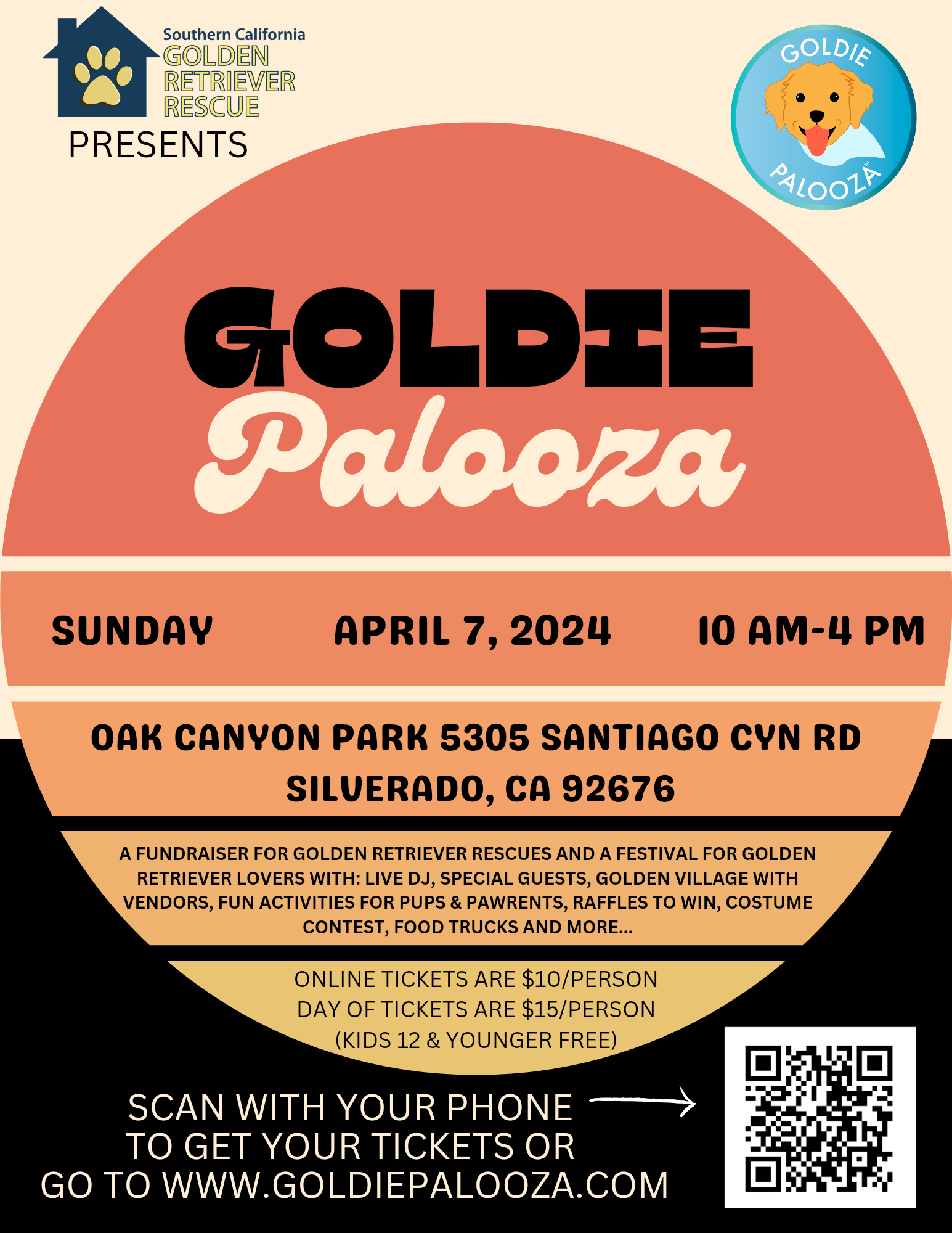 Goldie Palooza 2024 – April 7th - Golden Bond Rescue